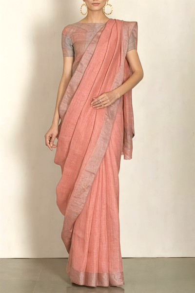 Linen Sarees - Buy Pure Linen Saree Online | Linen World