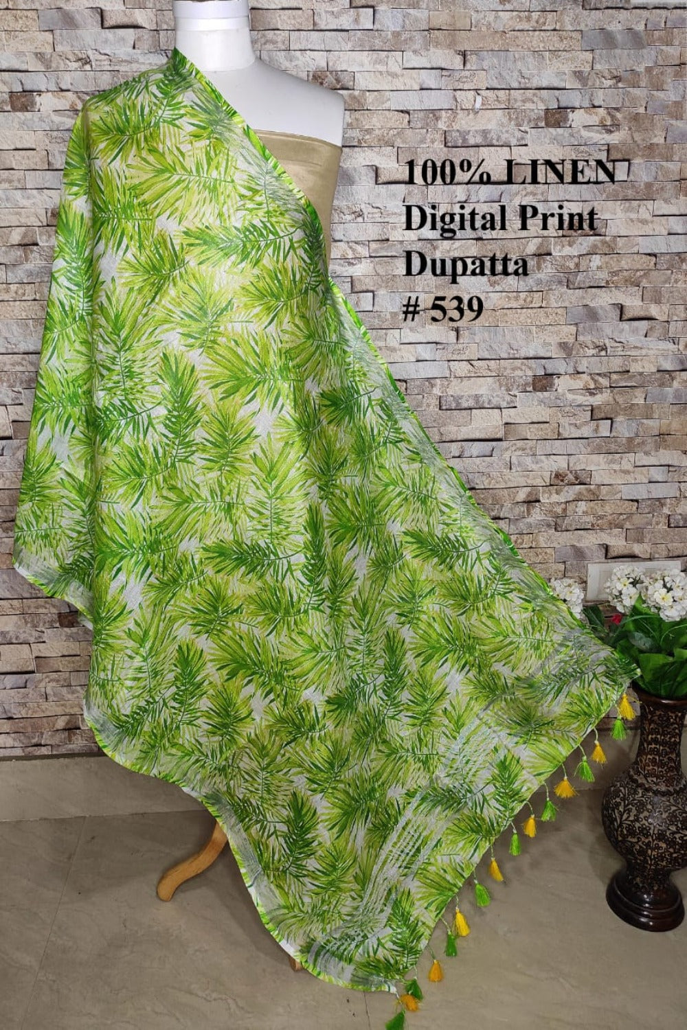 Digital Printed Linen Scarf | Linen World